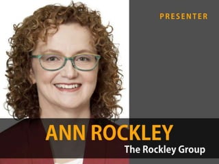 Ann Rockley — Agile Life Sciences | PPT