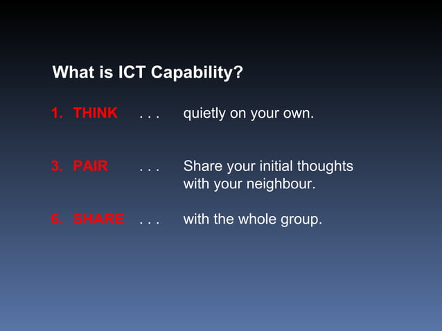 Developing Pupils Ict Capability Lecture 1 Ppt