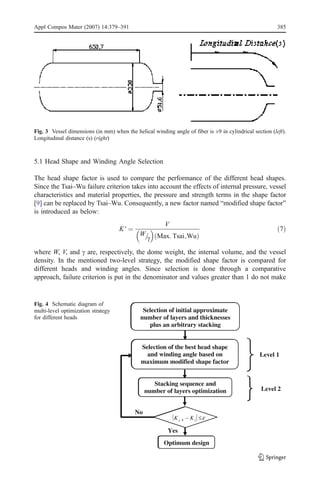 Composite dome Shape and Pressure Vessels Optimization | PDF