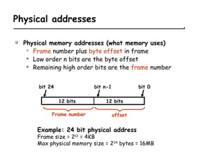 class xi - Virtual Memory | PPT