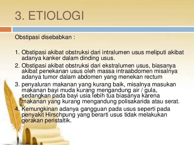 ASUHAN KEBIDANAN NEONATUS (OBSTIPASI)