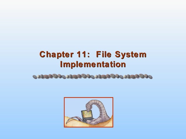 11file System Implementation Ppt