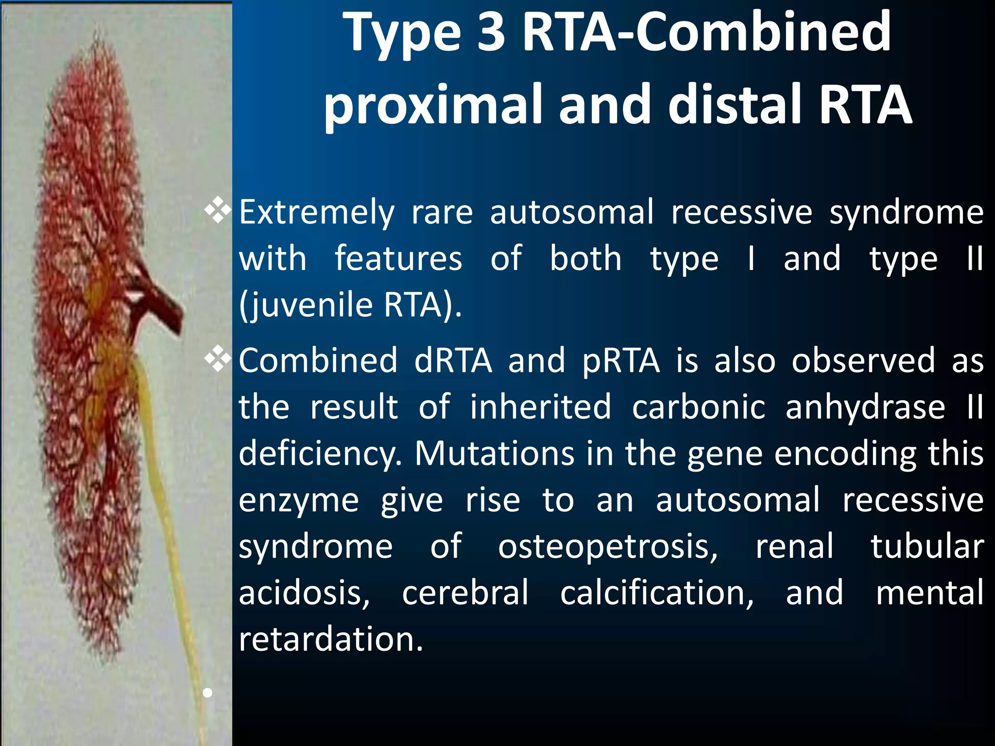 renal tubular acidosis (RTA) | PPTX