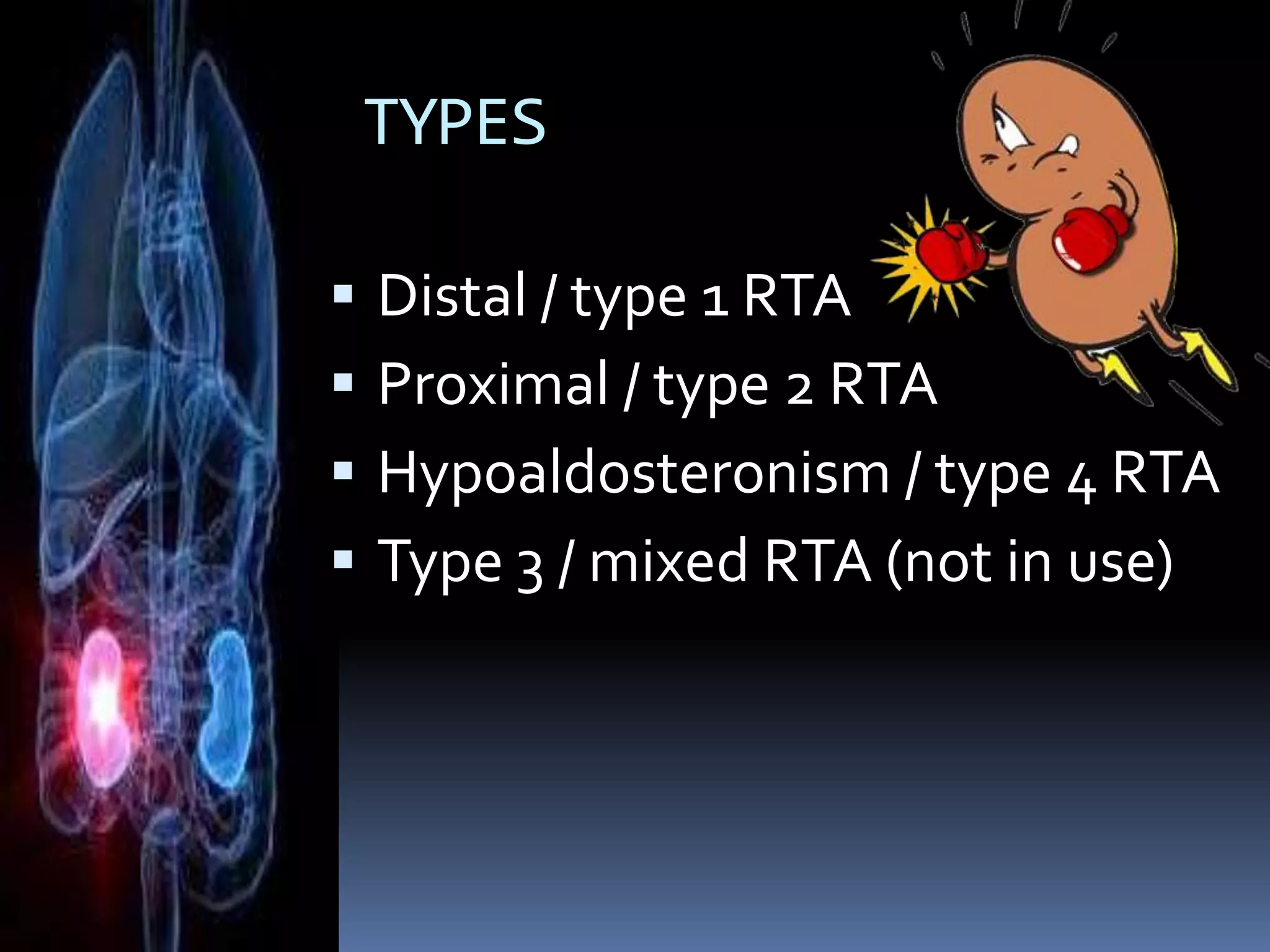 renal tubular acidosis (RTA) | PPTX