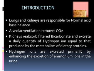 renal tubular acidosis (RTA) | PPTX