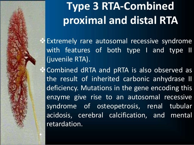 renal tubular acidosis (RTA)