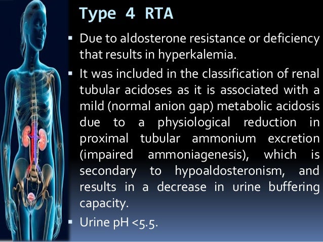 renal tubular acidosis (RTA)
