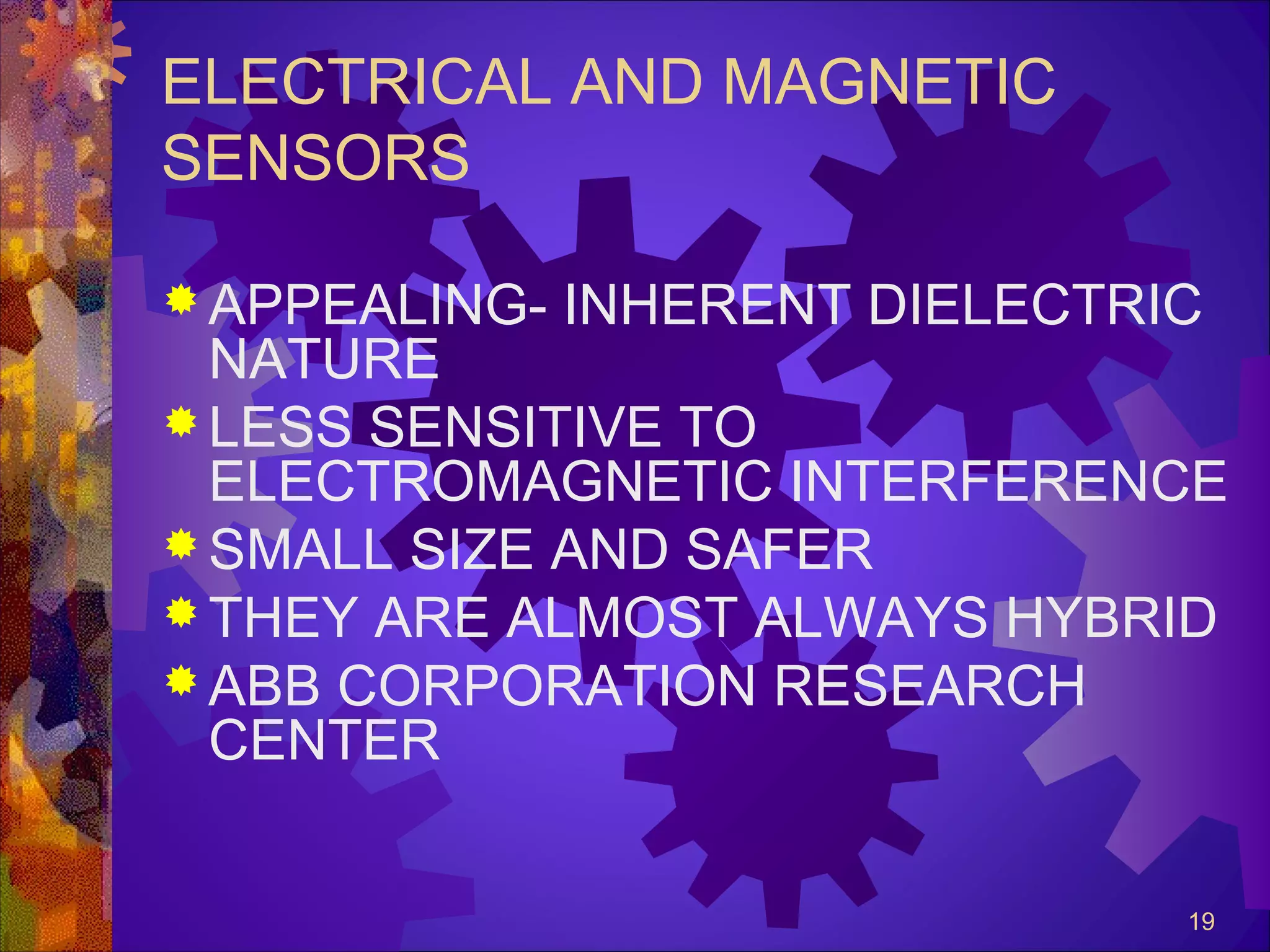 Sensors and their applications | PPT