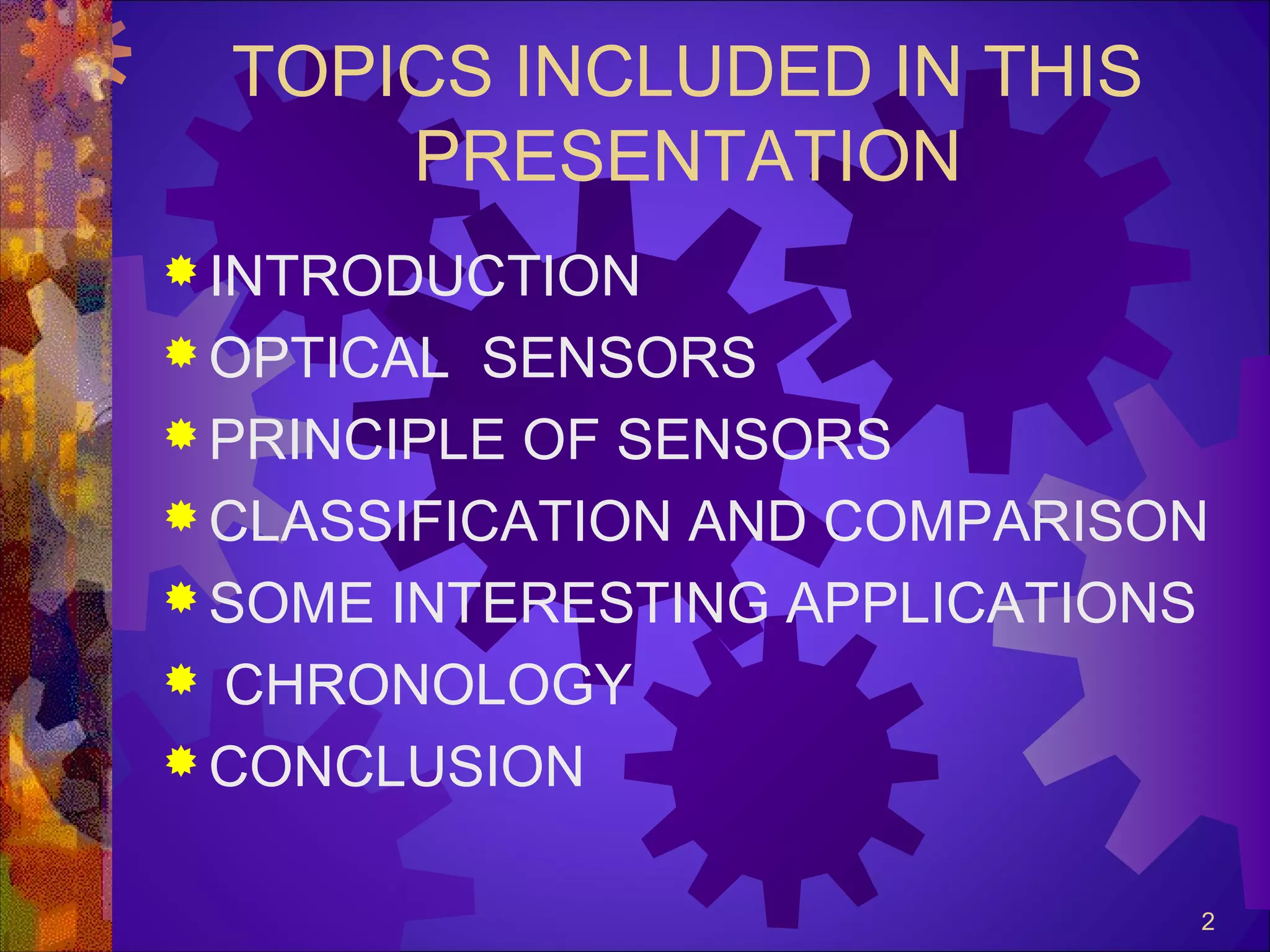 Sensors and their applications | PPT