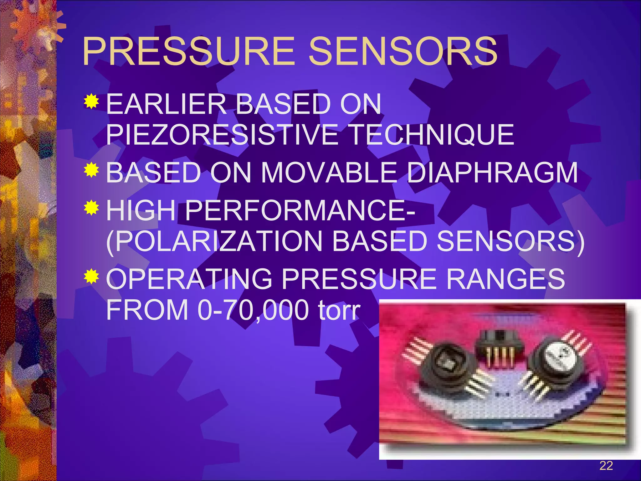 Sensors and their applications | PPT