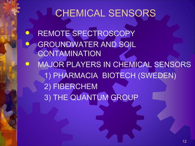Sensors and their applications | PPT