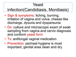 11.infectious disease of genitalia & sexual transmitted infections | PPTX