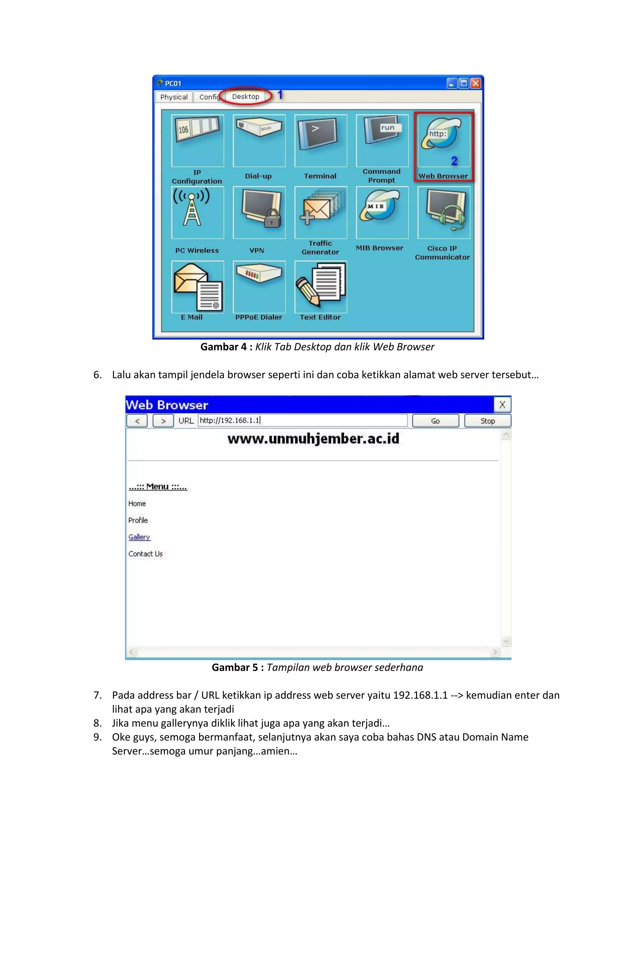 11. setting web server pada cisco packet tracer 5 | PDF