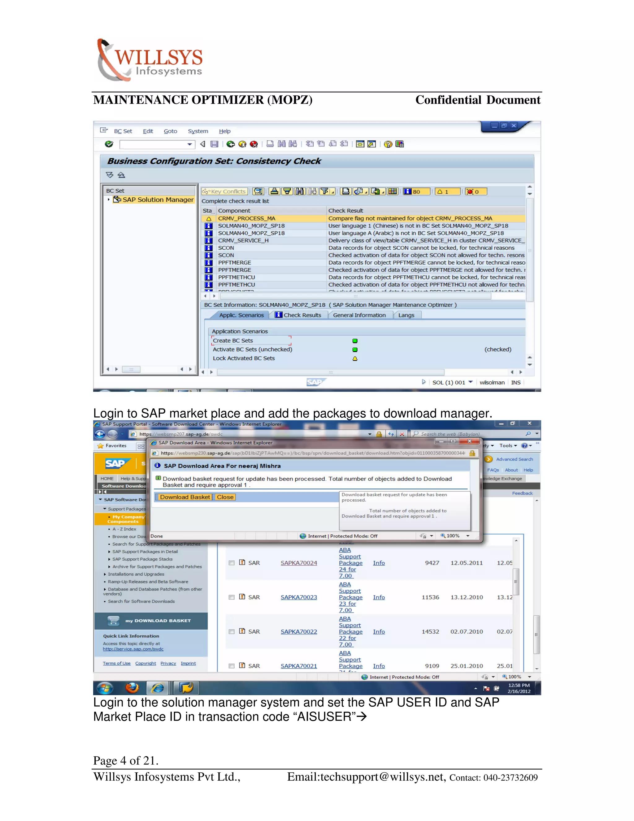 11.sap maintenance optimizer | PDF