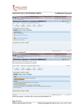 11.sap maintenance optimizer | PDF
