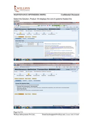 11.sap maintenance optimizer | PDF