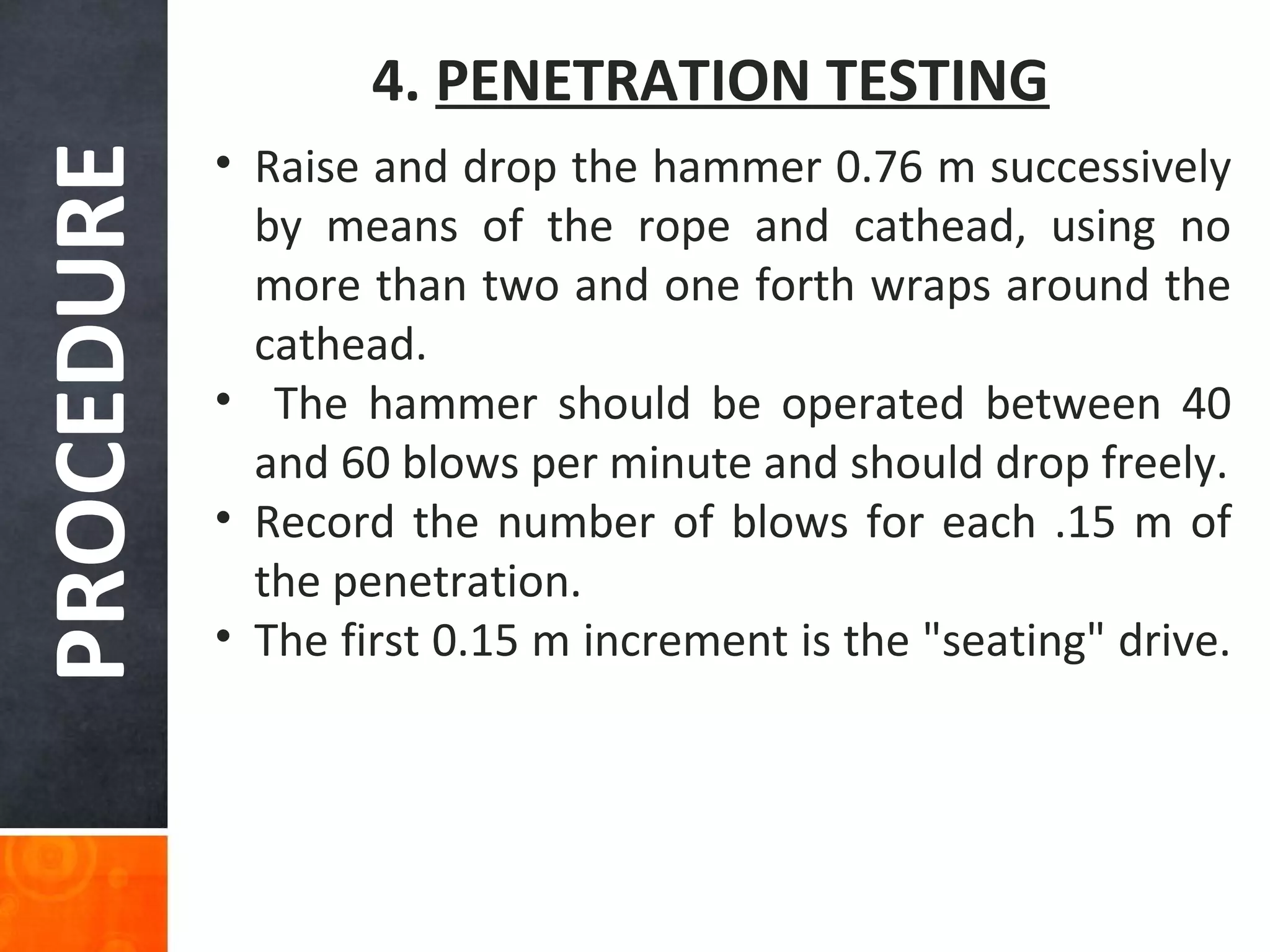 Standard Penetration Test | PPT