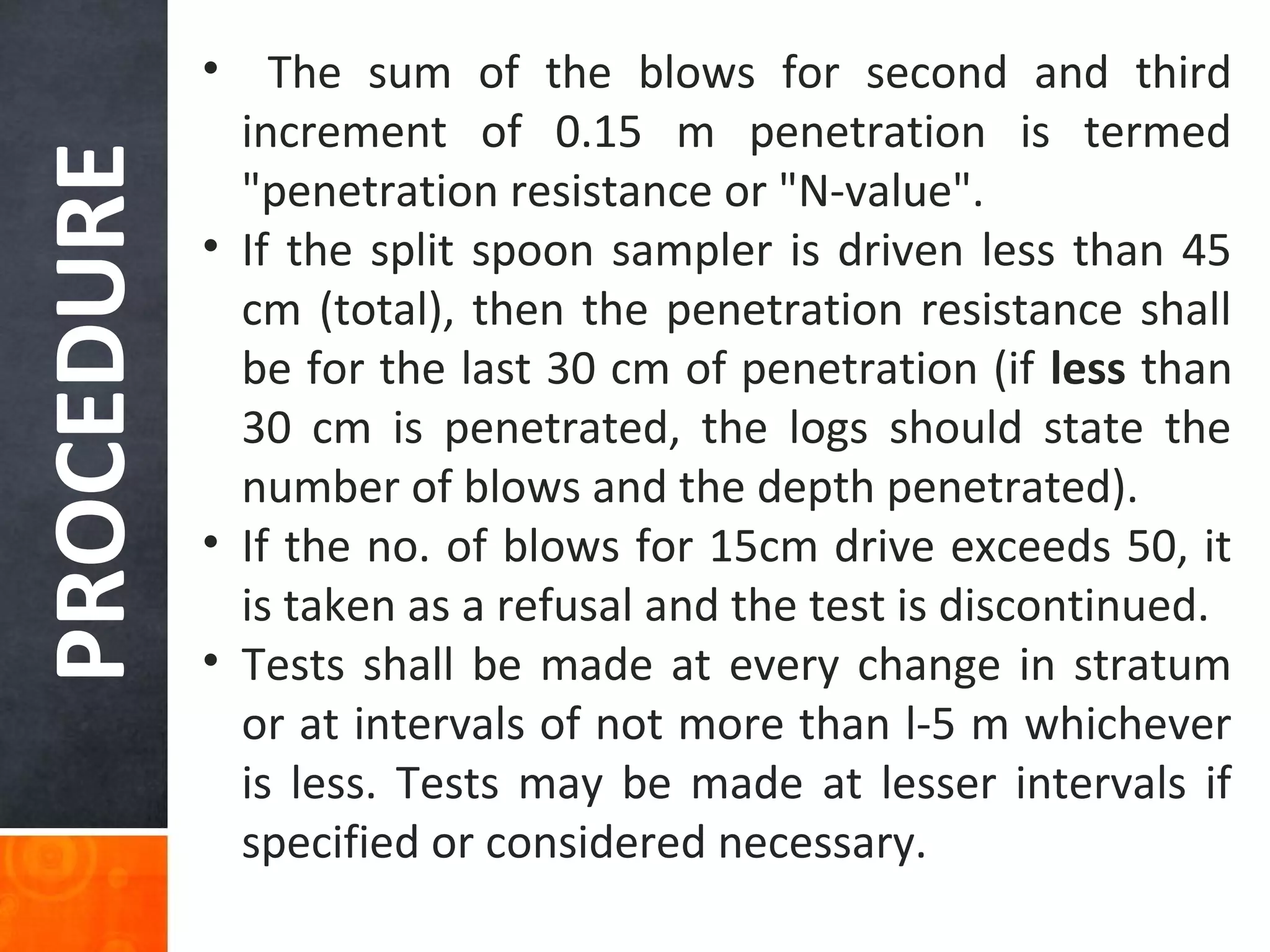 Standard Penetration Test | PPT