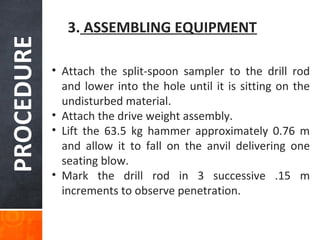 Standard Penetration Test | PPT