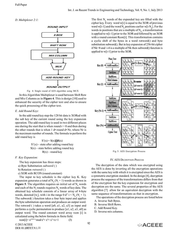 A Cryptographic Hardware Revolution In Communication Systems Using Verilog Hdl Pdf