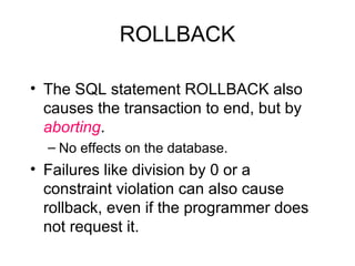 11. transaction sql | PPT
