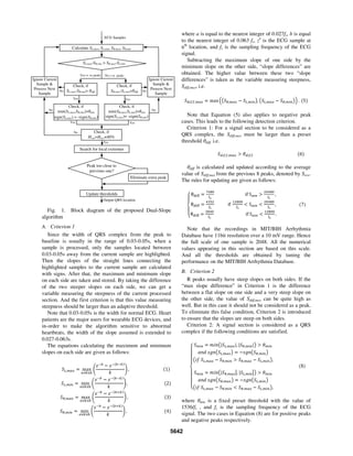 A Computationally Efficient QRS Detection Algorithm for Wearable ECG Sensors | PDF
