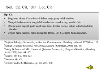 11. teknik penulisan karya ilmiah | PPTX