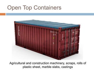 Containerization (Export/Import Goods) | PPTX