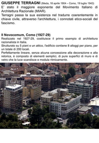 11. Giuseppe Terragni e il Razionalismo italiano | PDF