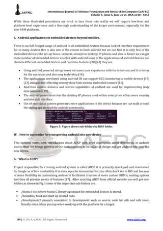 Customizing AOSP For Different Embedded Devices And Integration at Application Layer. | PDF ...