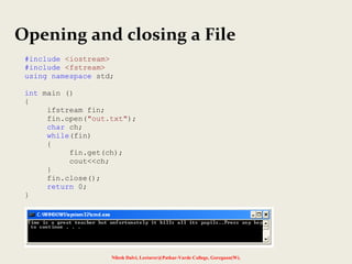 File handling | PPT