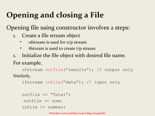 File handling | PPT