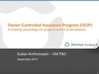 11.10 ocip presentation (sultan al khomashi)final | PDF