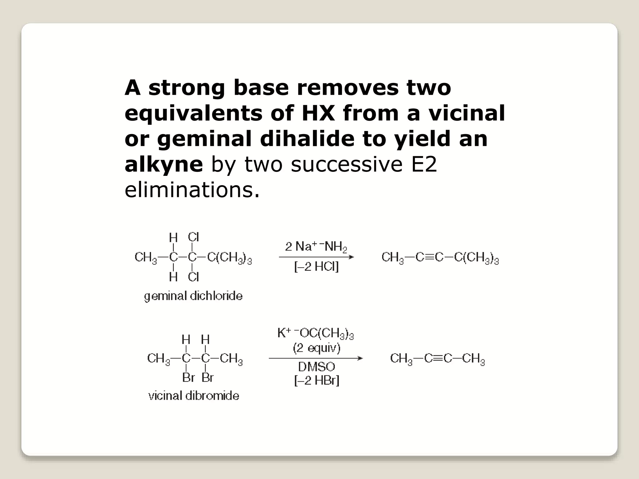 11.5 preparation of alkynes | PPTX