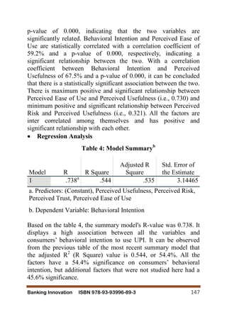 AN EMPIRICAL INVESTIGATION OF UPI ADOPTION: USING TAM FRAMEWORK | PDF ...