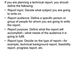 11. technical reports | PPT