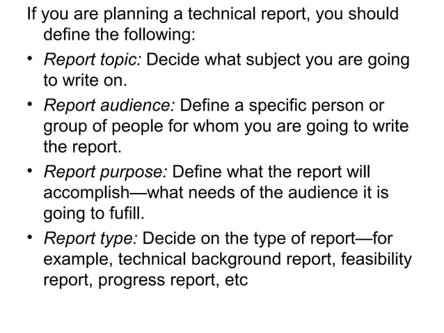 11. technical reports | PPT