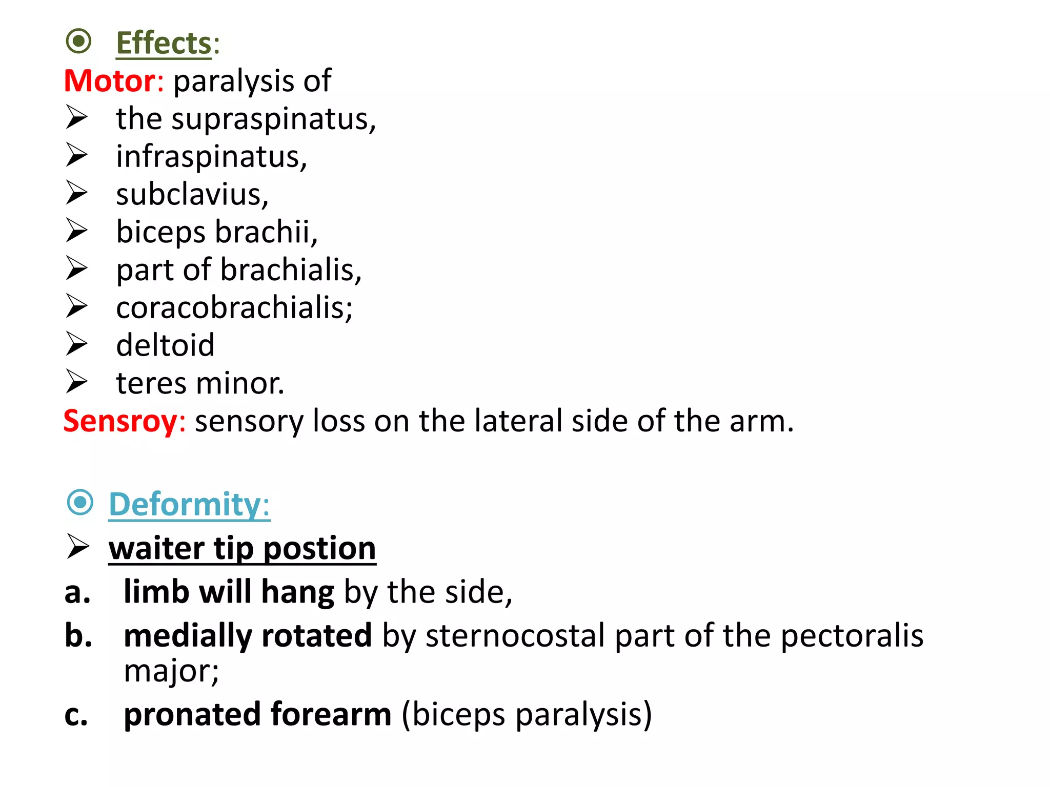 brachial plexus applied anatomy | PPTX