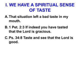 spiritual senses | PPTX