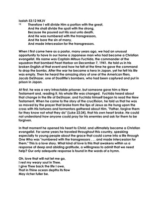 11-15-20, Isaiah 53;1-12, God Justifies | PDF