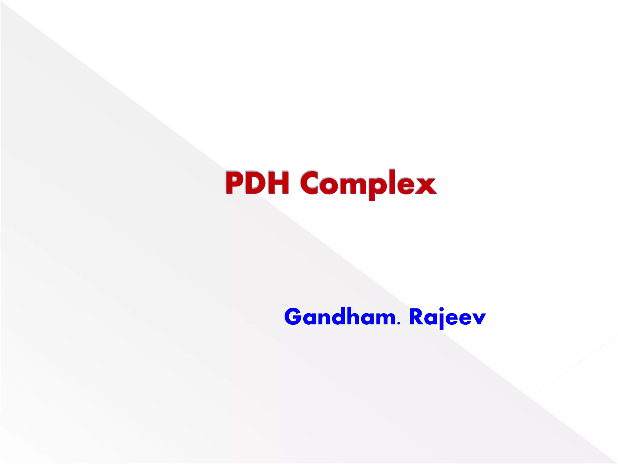 PYRUVATE DEHYDROGENASE COMPLEX (PDH-MULTI-ENZYME COMPLEX) | PPTX