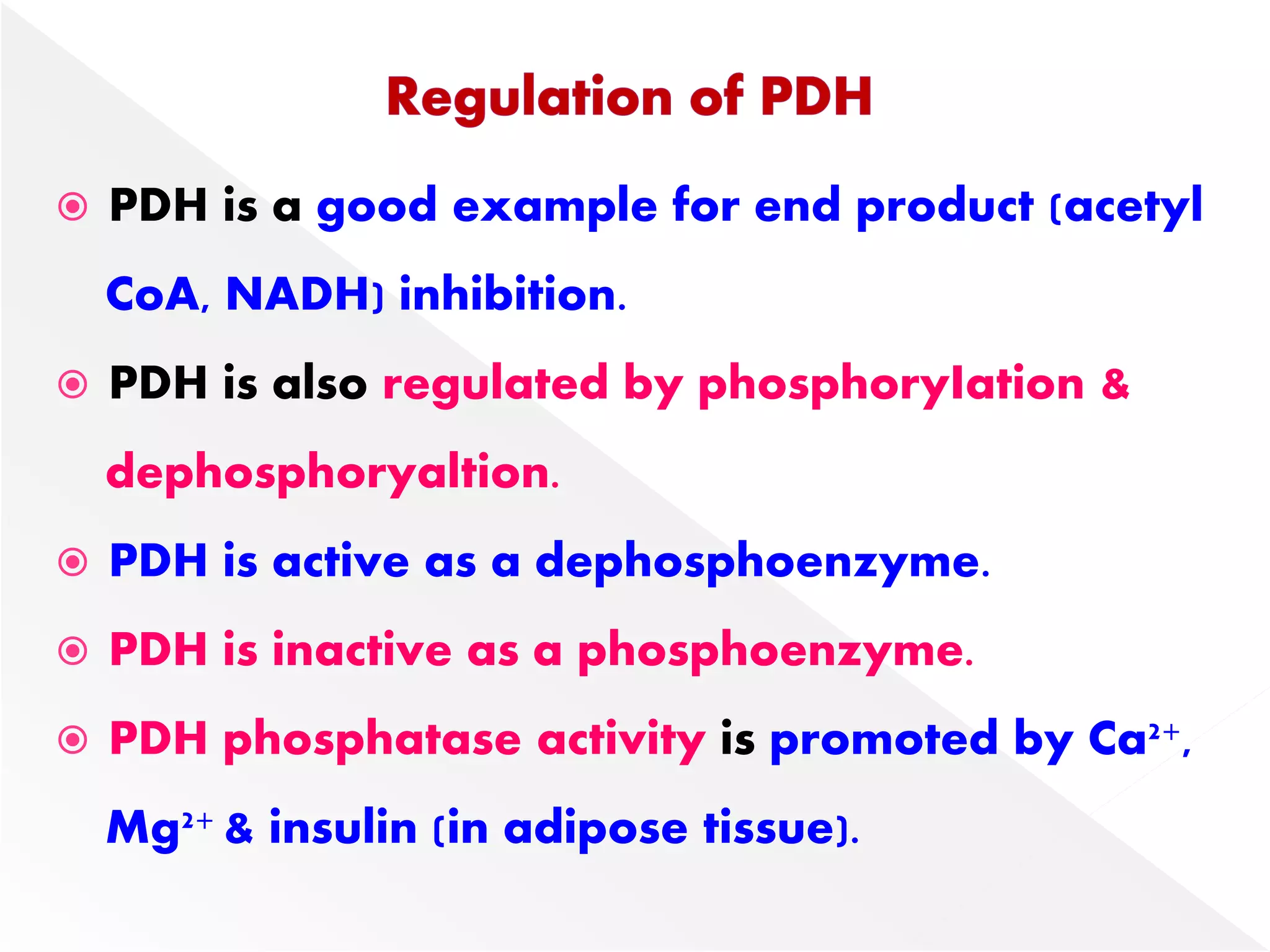 PYRUVATE DEHYDROGENASE COMPLEX (PDH-MULTI-ENZYME COMPLEX) | PPTX