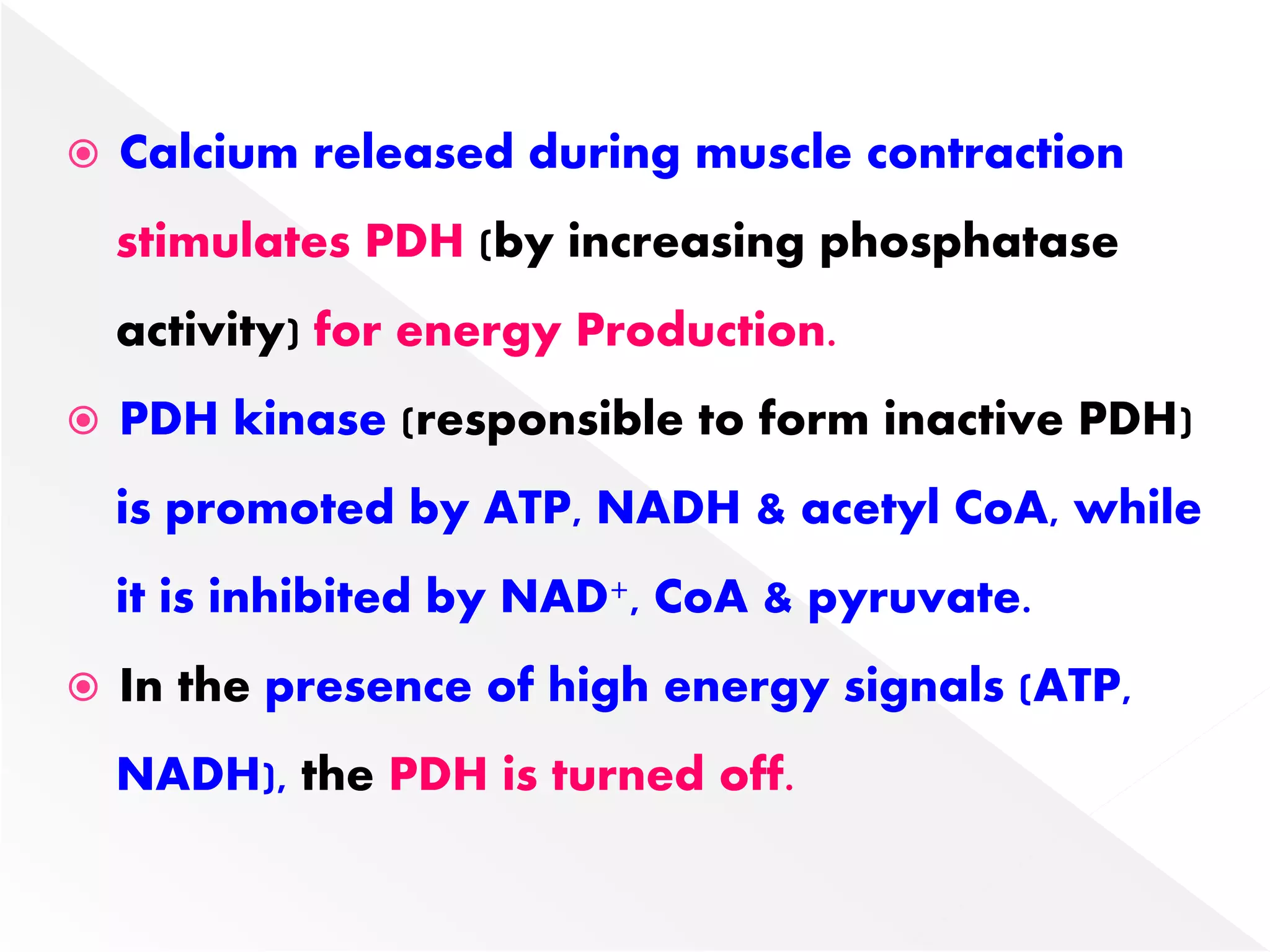 PYRUVATE DEHYDROGENASE COMPLEX (PDH-MULTI-ENZYME COMPLEX) | PPTX