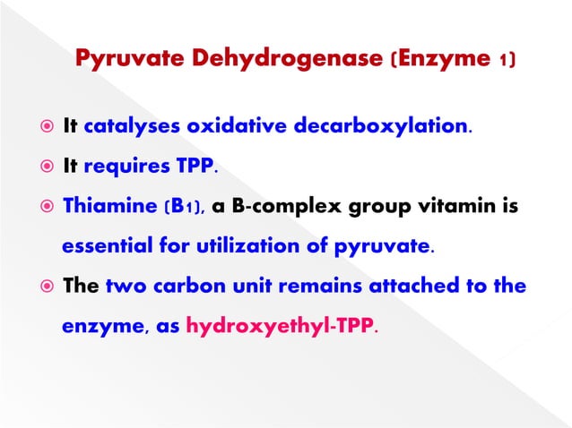 PYRUVATE DEHYDROGENASE COMPLEX (PDH-MULTI-ENZYME COMPLEX) | PPTX
