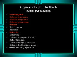Penyajian Karya Tulis ilmiah | PPSX