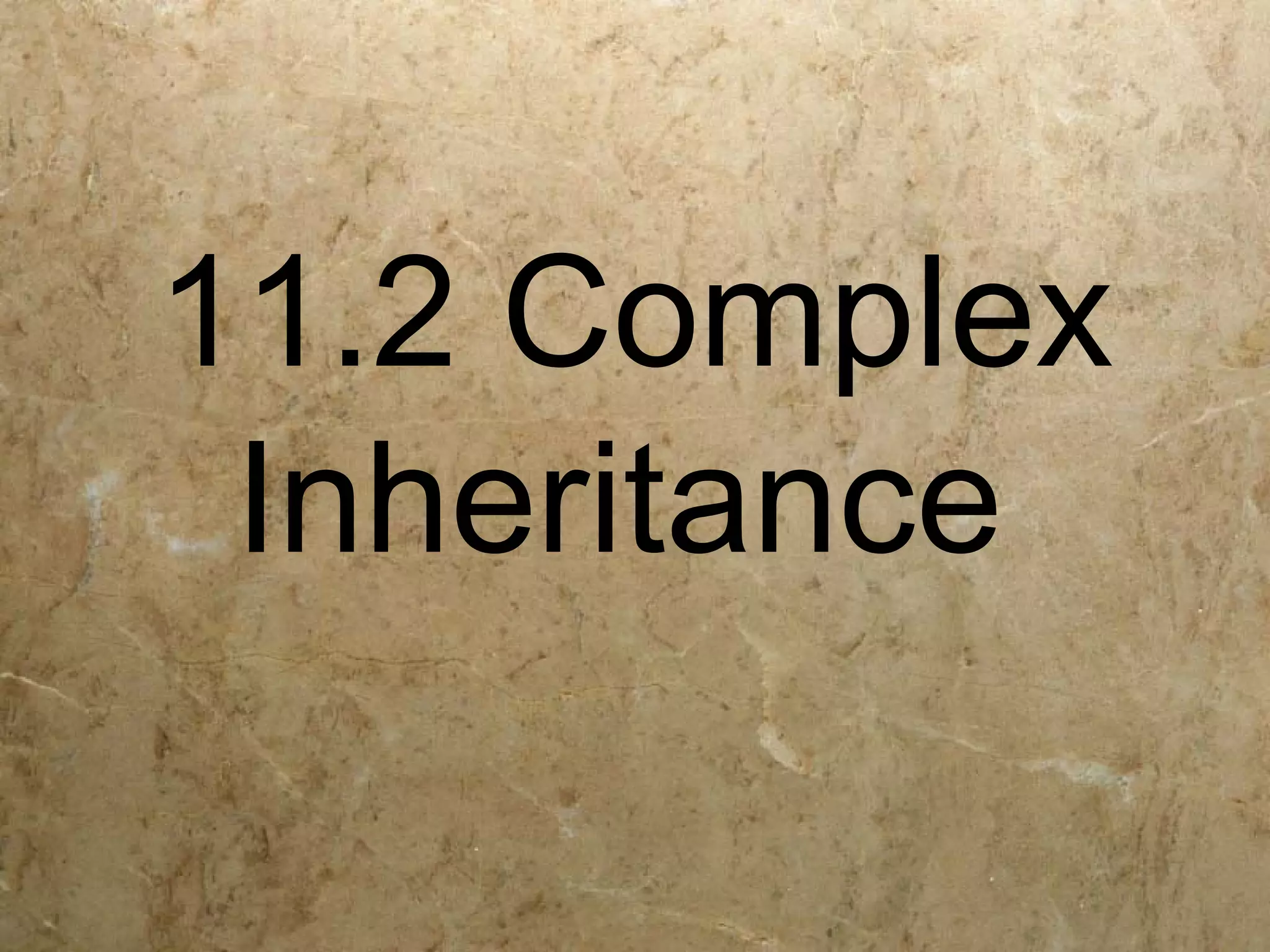 Complex Inheritance and Human Heredity | PPT