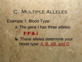 Complex Inheritance and Human Heredity | PPT