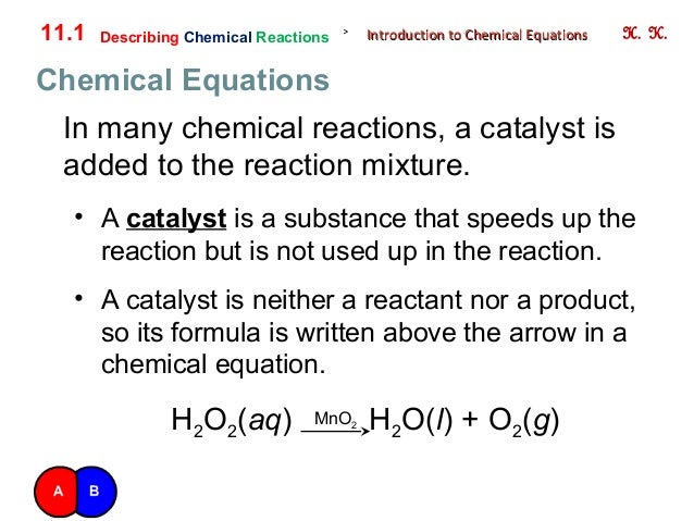 11.1 Chemical reactions By Hamdy Karim