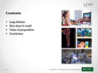 11.19 hong quan_leapmotion-beyondthemouseandkeyboard | PPT