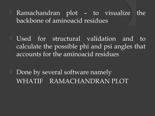 11.ramachandran plot | PPT